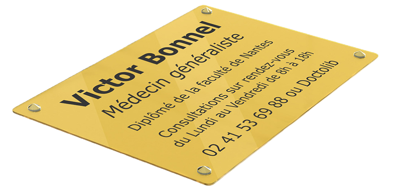 Atout-plaque : plaque et signalétique personnalisée - Livraison express 24h